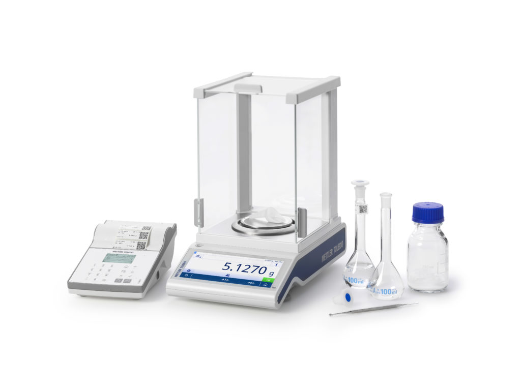 MS204TS_analytical_balance_45degree_sample_prep_printer_label_Original ...